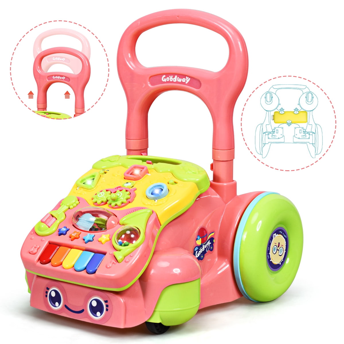 Click here for Costway Baby Sit-To-Stand Learning Walker Toddler... prices