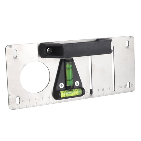 Ruler With Outlet Cutout Tool, Stainless Steel Measuring Ruler ...