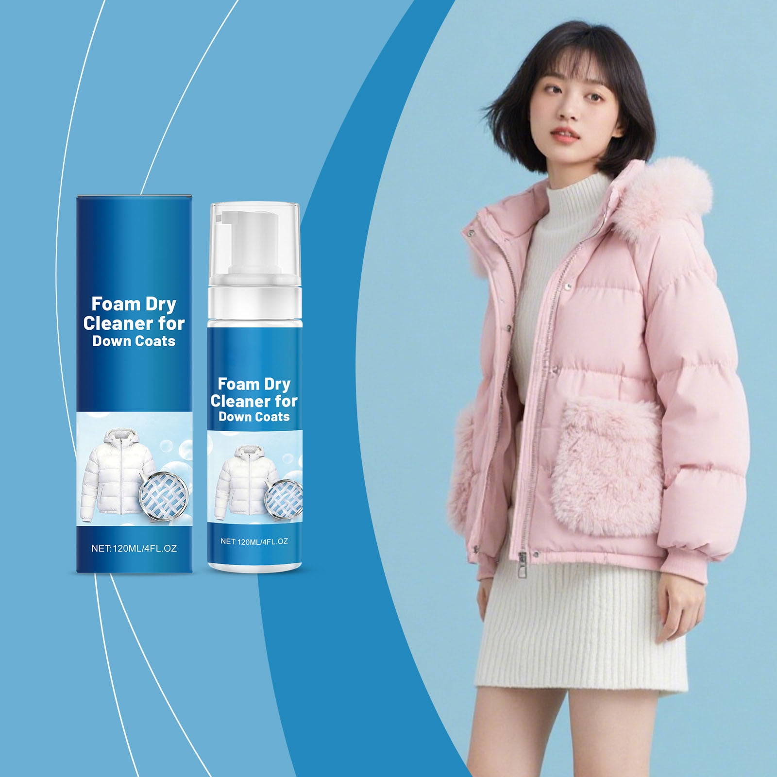 Click here for Uklsqma Down Jacket Foam Dry Cleaner 120ml Gentle... prices