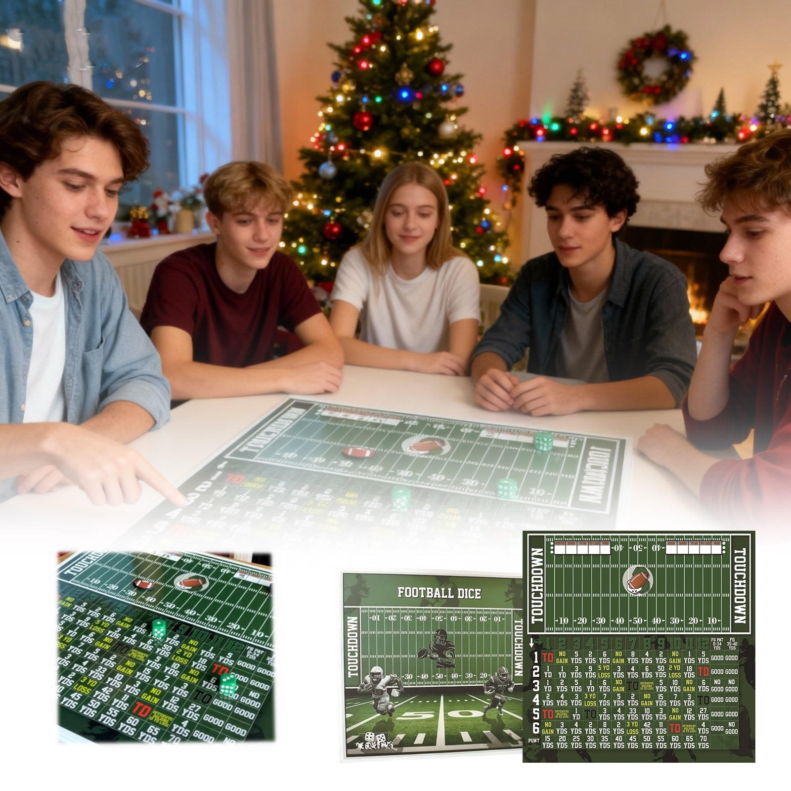 Click here for Fozruso Dynamic Football Dice Game For Family Game... prices