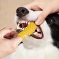 3 Pcs Pet Finger Toothbrush Set, Soft Finger Brush Covers for Dog & Cat ...