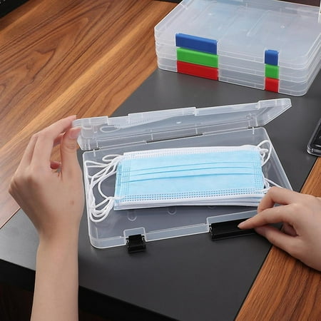 A4/a5 Transparent Storage Box Portable Multipurpose Paper Data File ...