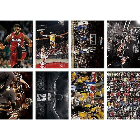 James Nba Basketball Hd Posters 8 Pcs | Walmart Canada