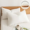 BAOPAI Removable Pillow Insert for Bedding with Ultra- Fine Fiber Fill ...