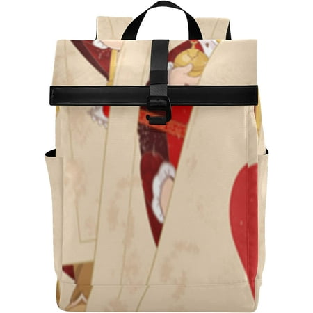 Aesthetic Backpack Fresh Stimulate Playing Cards Cartoon Aesthetic ...