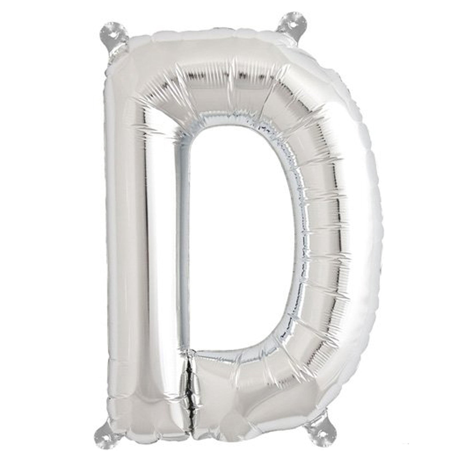 Efavormart 16" Shiny Metallic Silver Mylar Foil Alphabet Letter and ...