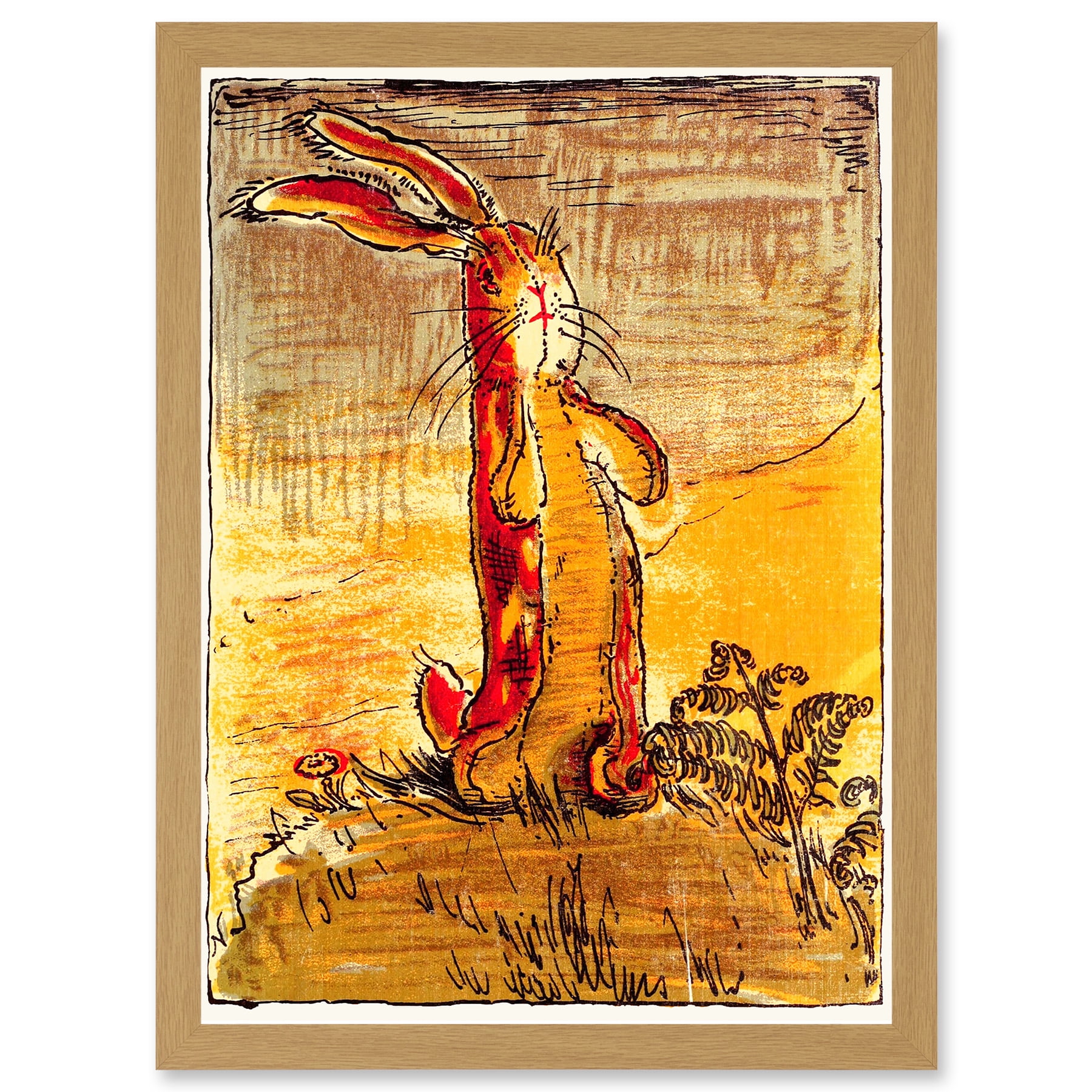 Painting Book Cover Williams Velveteen Rabbit Nicholson Artwork Framed ...