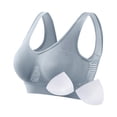 Swuxness Women's Sports T-Shirt Bras Yoga Tank with Removable Chest ...