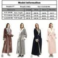 Oksun Full Length Fleece Robe Cozy Plush Long Warm Bathrobe with Waist ...
