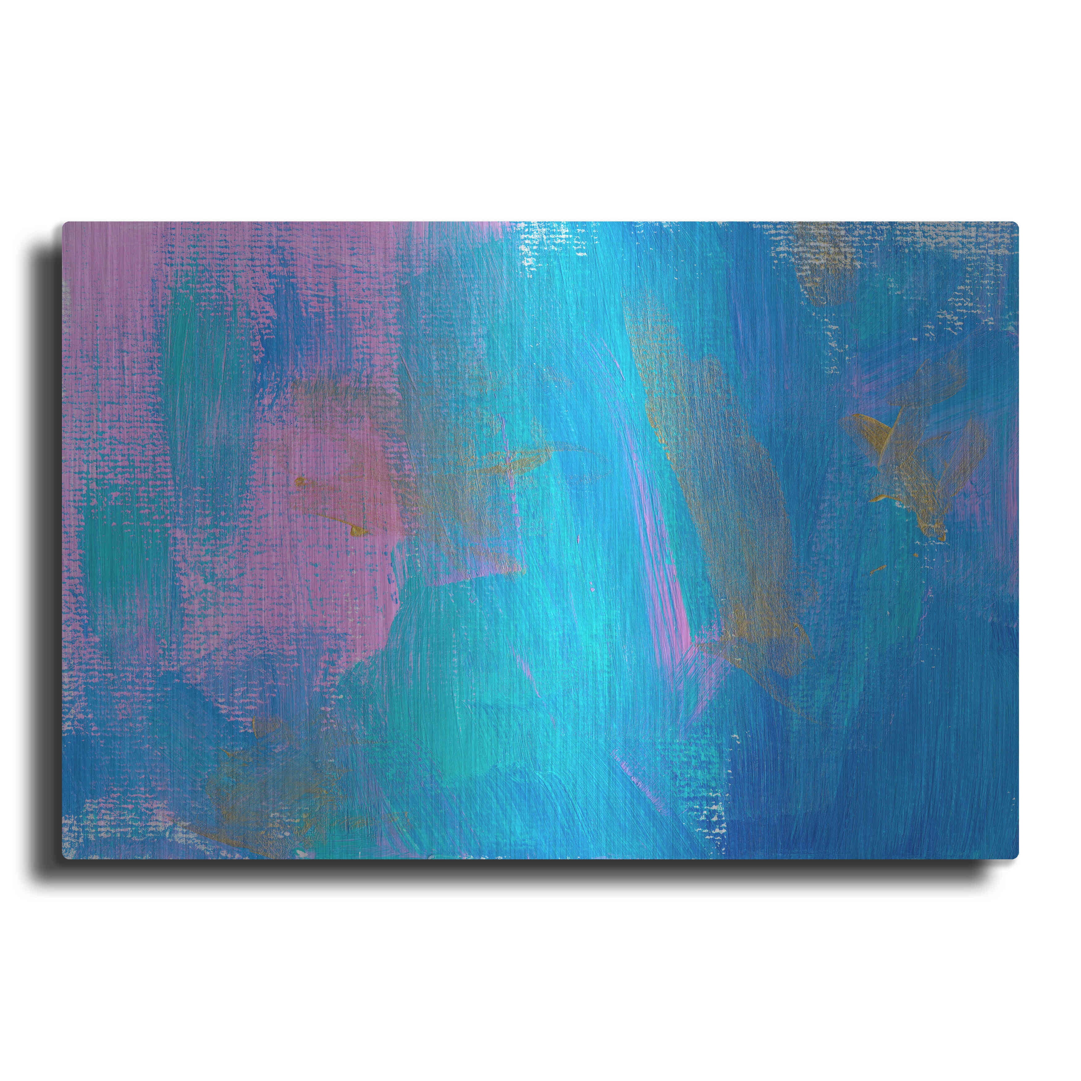 Luxe Metal Art 'Color Rave' Metal Wall Art, 24"x16" - Walmart.com