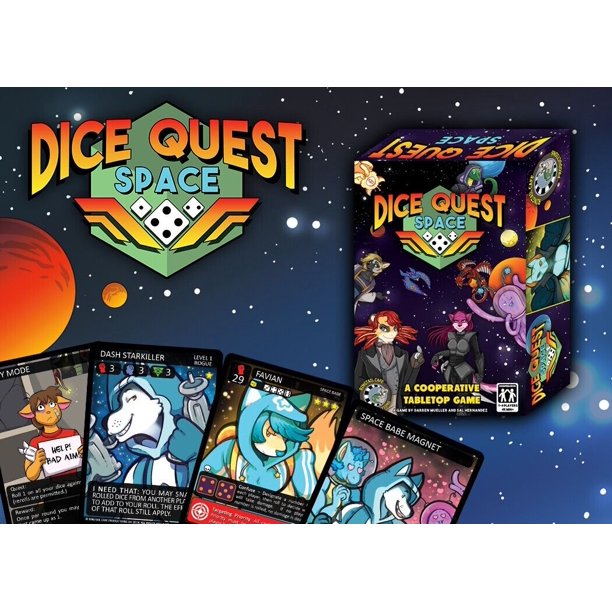 Dice Quest: Space - Card Game - Walmart.com
