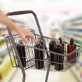 SSWBasics Mini Grocery Trolley - Utility Shopping Cart with 100 Pound ...