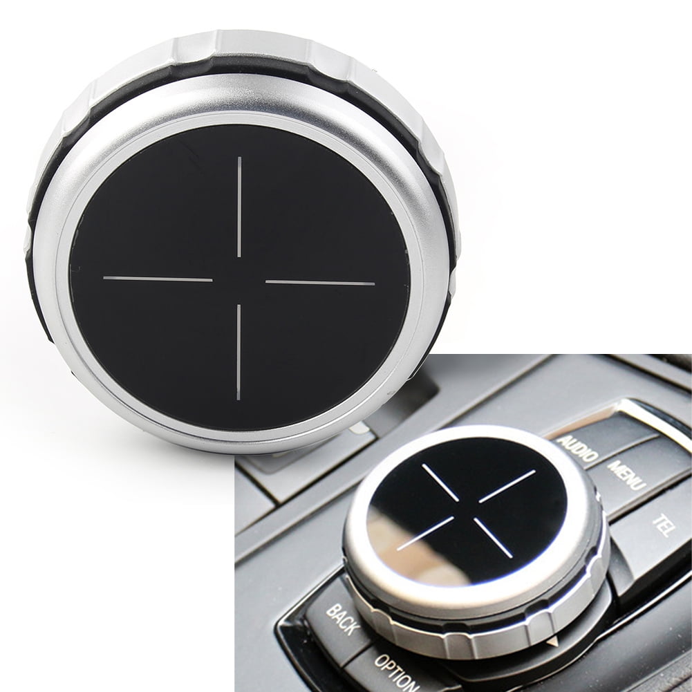 ZS Car Control Knob Trim Multi-Media Cover Decoration 5 Buttons For BMW ...