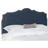 Safavieh Skyler Retro Arched Upholstered Headboard with Nail Heads ...