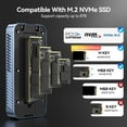 ACASIS TB501 80Gbps M.2 NVMe SSD Enclosure, Swappable, High-speed ...