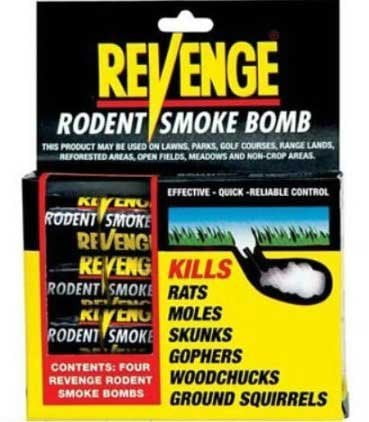 Rodent Smoke Bombs 48 Pak Mole Gopher Woodchuck Rat Squirrel Skunk ...