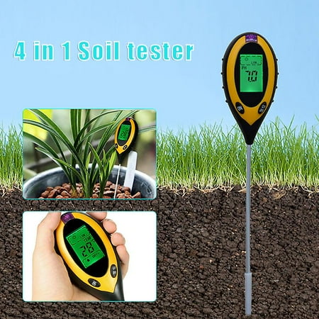 4 In 1 Soil Tester Soil Ph Meter With Illuminance Humidity ...