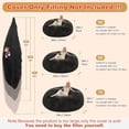 Bean Bag Cover (No Filler), Faux Fur Beanbag Chairs Covers Only ...