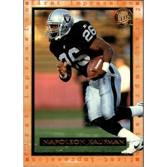 1996 Ultra #184 Napoleon Kaufman FI NFL Football Trading Card - Walmart.com