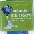 2 Mini tiny Ice Cube Trays Easy Twist BPA Free Tiny Ice Cold Drinks ...
