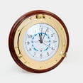 Nagina International Nautical Time Tide Clock On Premium Wooden Base ...