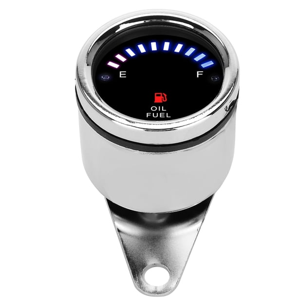 Fuel Gauge LED Display,DC 12V Universal Motorcycle Electronic Oil Meter ...