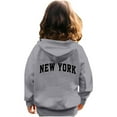 Baby Kids Long Sleeve Letter Printed Hoodie Zipper Up Sweatshirts ...