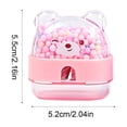 1pc Random Color Cute Small Bear Pencil Sharpener Plastic Material ...