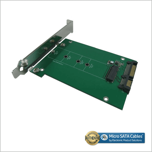 M.2 SATA SSD to SATA III Adapter with PCI-e Bracket - Walmart.com