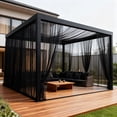 Rosnek Large Size Outdoor Mosquito Netting Curtain, DIY Cut to Size ...