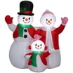 HOMCOM 7ft Merry XMAS Decorations: Inflatable Snowman Family with ...