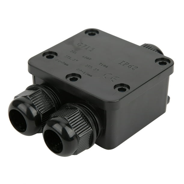 Waterproof Junction Box, Junction Terminal Box, Black Practical ...