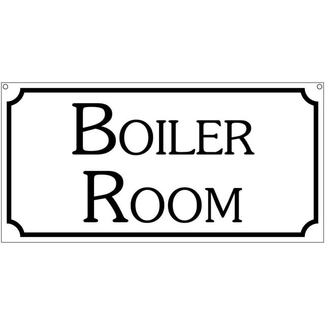 Boiler Room- 6x12 Aluminum Warning Danger Man Cave sign - Walmart.com