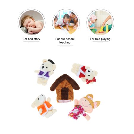 Finger Puppets Story Time Educational Puppet Set Cartoon Fairy Tale ...