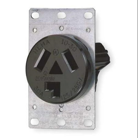 LEVITON 5207 Receptacle, 30A, 125/250V, 10-30R, 3P, 3W, 1PH - Walmart.com