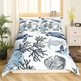 HLONK Sun and Moon Duvet Cover Exotic Bedding Set Galaxy Astrology ...