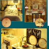 DIY Villa Duplex Cabin Waiting For Hand-assembled Model Time Building ...