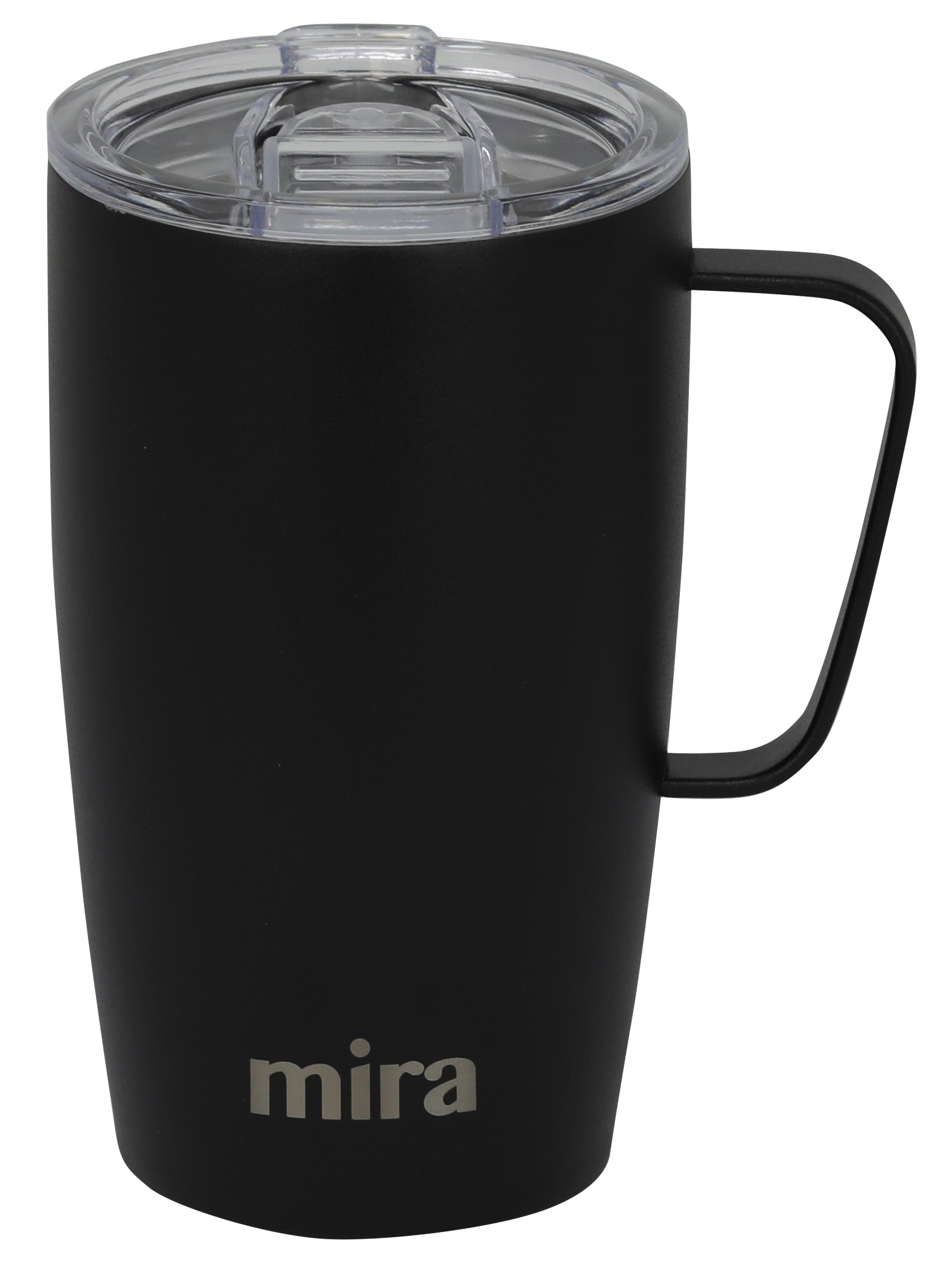 MIRA 18oz Coffee Mug with Handle & Lid, Stainless Steel Vacuum ...