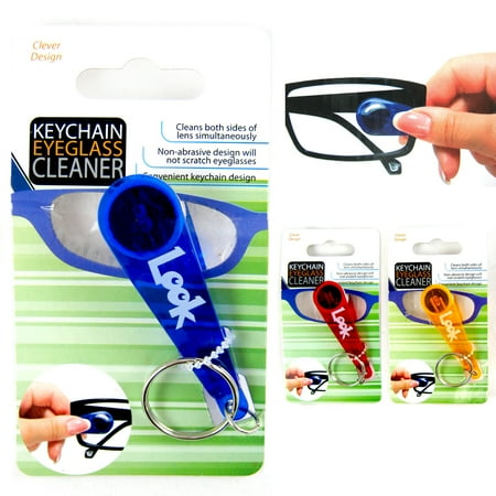 Mini Soft Keychain Eyeglass Cleaner Glasses Spectacles Microfiber ...