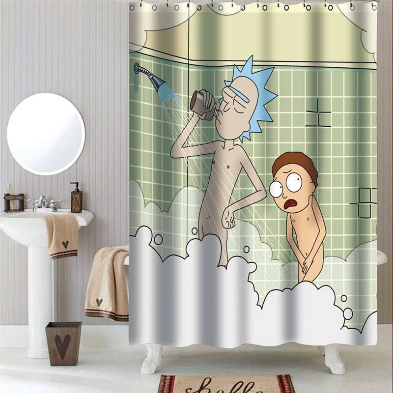 Click here for Joocar New Cartoon Rick And Morty Shower Curtain B... prices