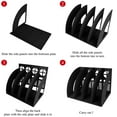 SAYEEC Magazine Holder Desk File Organizer Plastic 4 Compartment File ...
