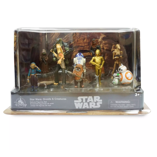 Disney Star Wars Droids and Creatures Deluxe Figure Play Set New with ...