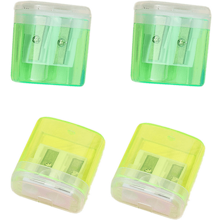 4 PCS Small Pencil Sharpener, Pencil Sharpener for Kids, Colored Pencil ...