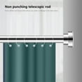 Tension Curtain Rod, Kadlawus Extendable Shower Curtain Tension Rod, No ...