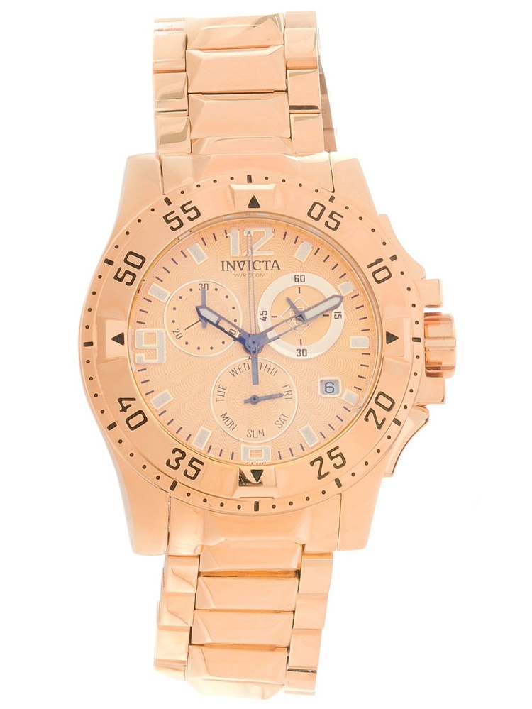 Invicta Women's 16103 Excursion Rose Gold Dial Rose Gold Steel ...