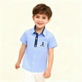 ATORRE Boys School Uniform Shirts 2026 Cute Polka Dots Button Down ...