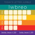 2020 Word Jumble Daily Desktop Calendar - Walmart.com