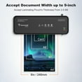 "Bonsaii Portable A4 Laminator, 9"" Small Thermal Laminating Machine for Office, School, Home ...