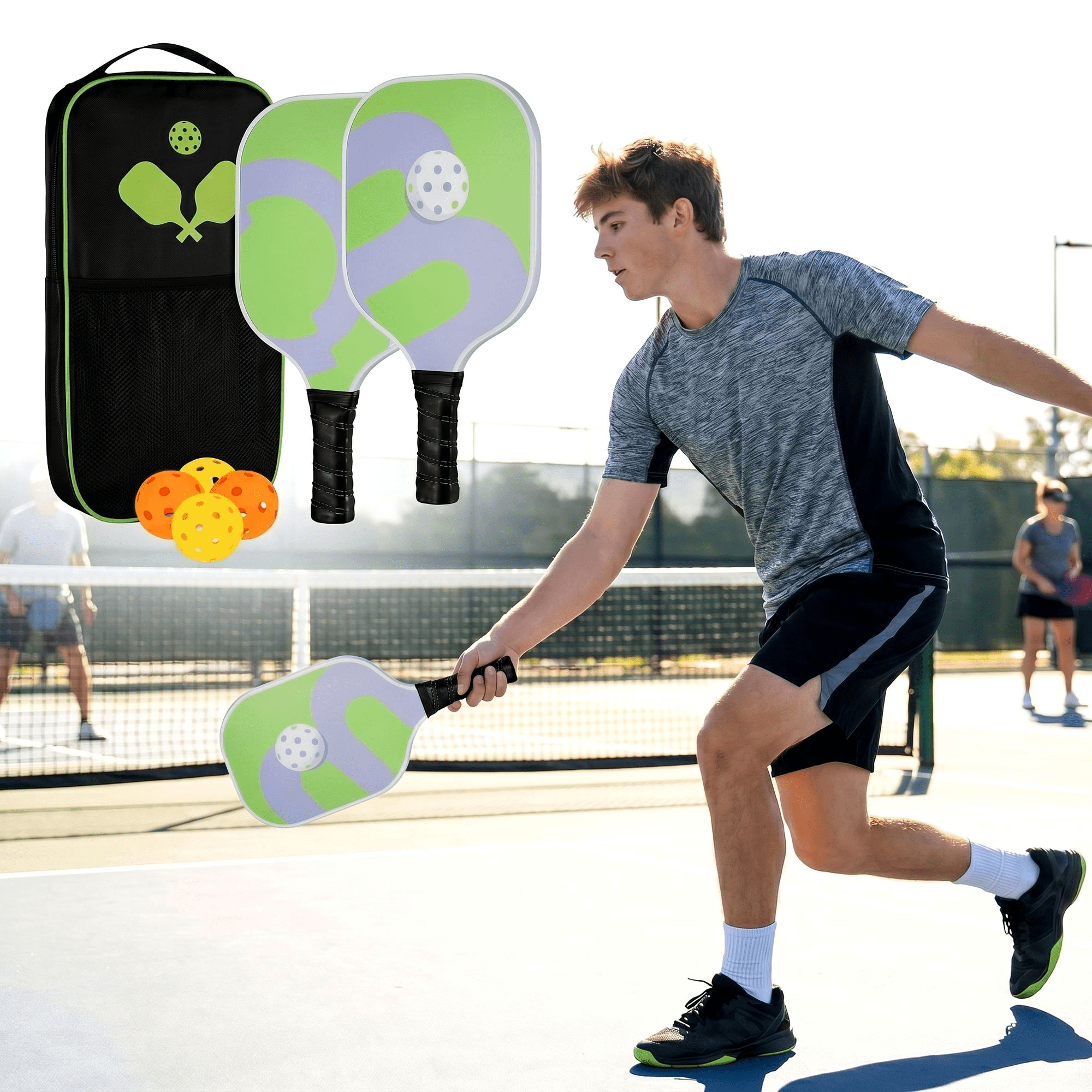 Click here for Naipo Pickleball Paddle Set Of 2 Paddles 4 Pickleb... prices