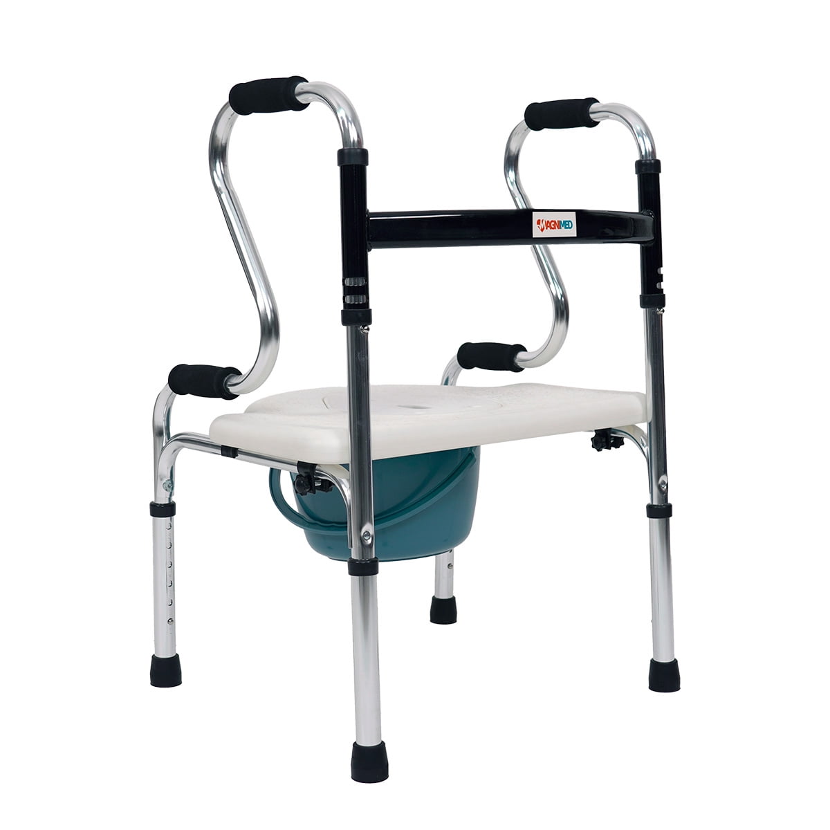 Andadera con Cómodo Sanitario Silla de Ducha | Plegable, Estructura de ...